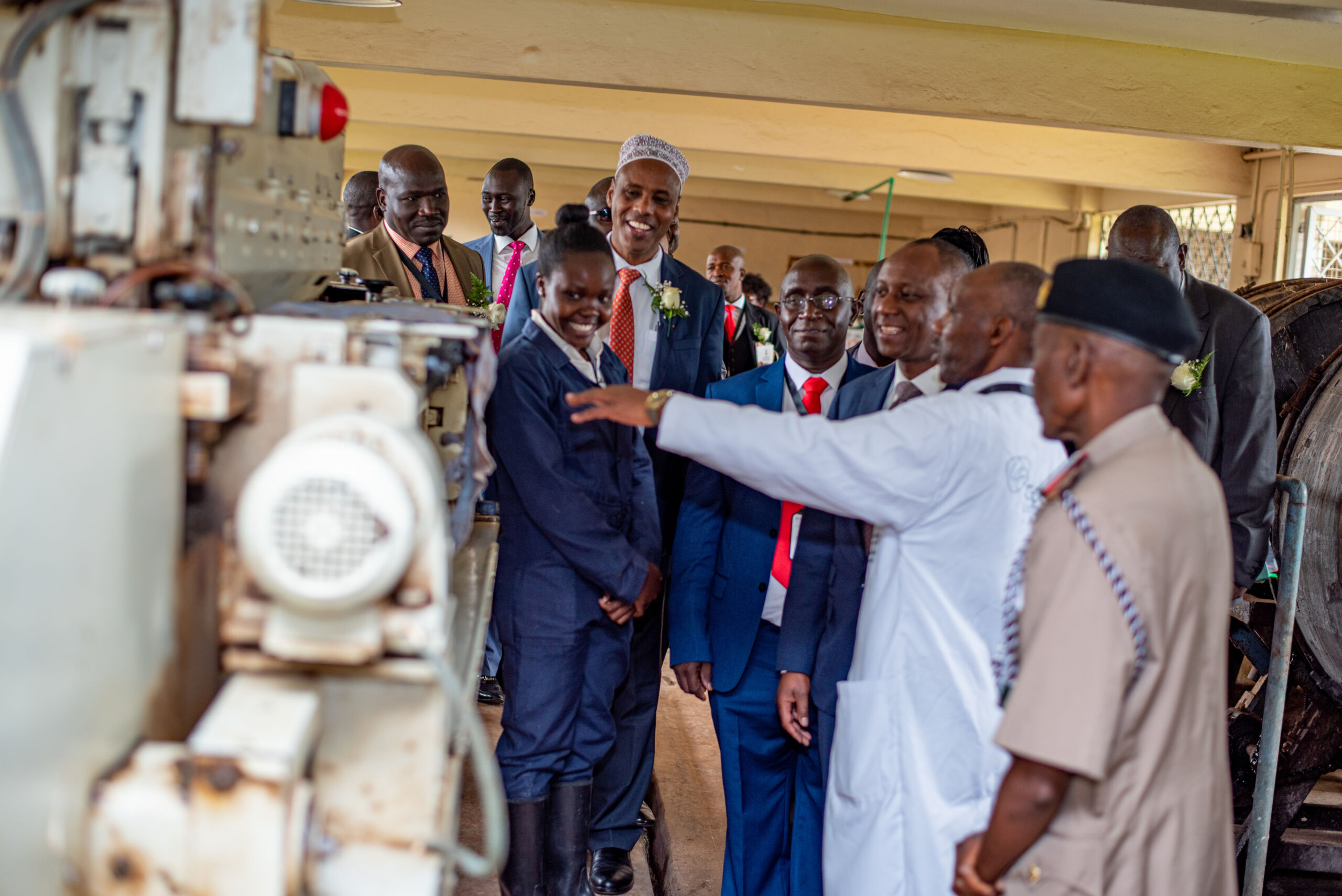 PS SDLD Hon. Jonathan Mueke visit at the Leather Complex and Tannery ...